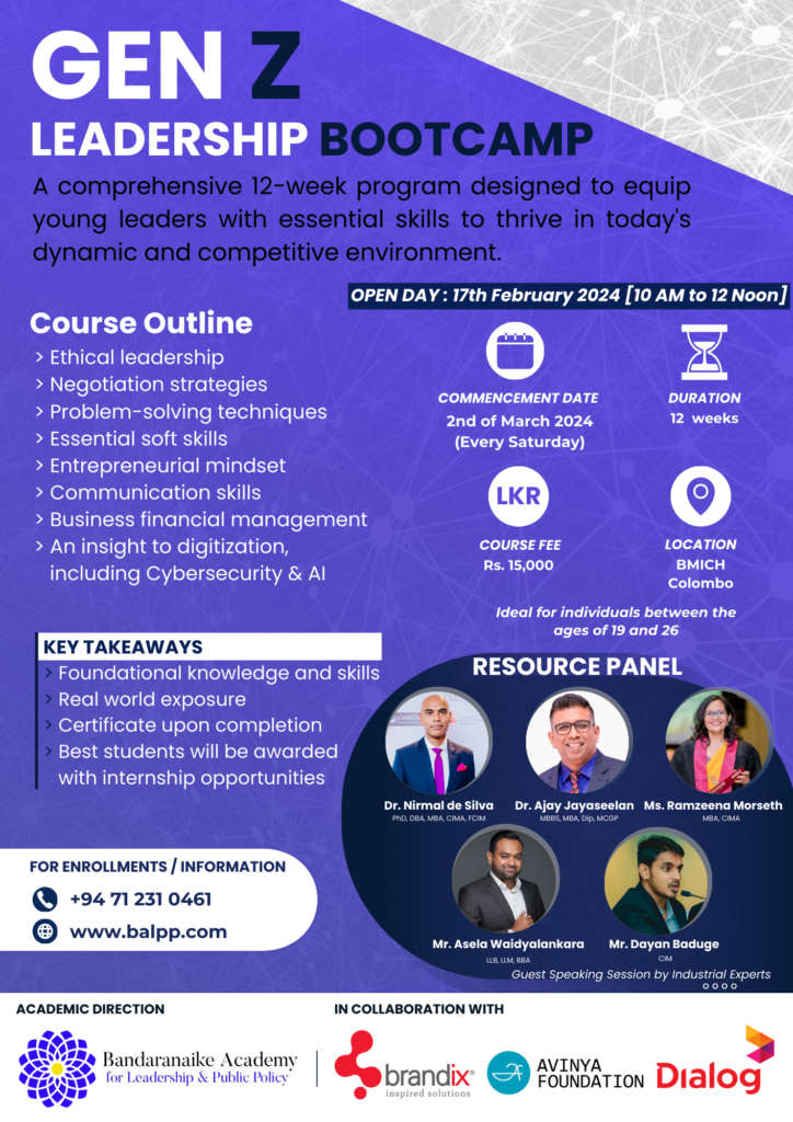 Gen Z Leadership Bootcamp (3 Month Program) - BALPP